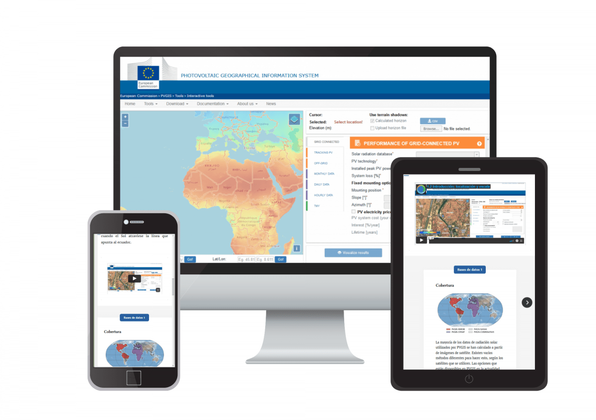 Curso Photovoltaic Geographical Information System (PVGIS) – Censolar